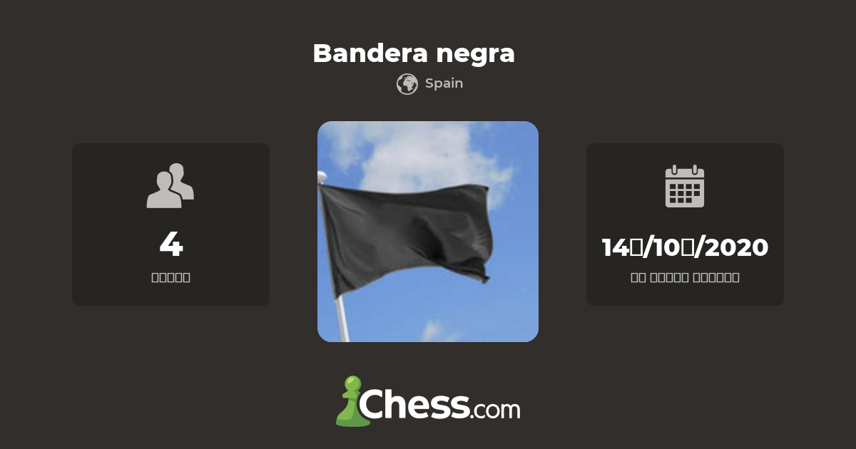 Bandera negra-نادي الشطرنج - Chess.com