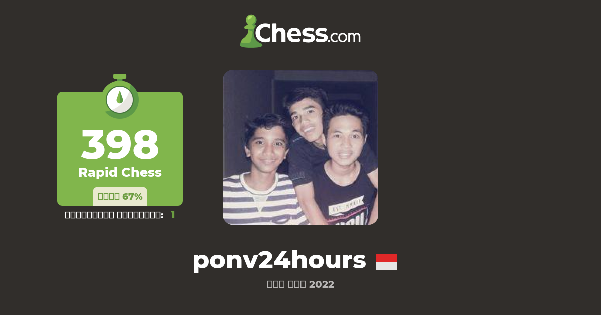 p f (ponv24hours) - صفحة الشطرنج الشخصية - Chess.com
