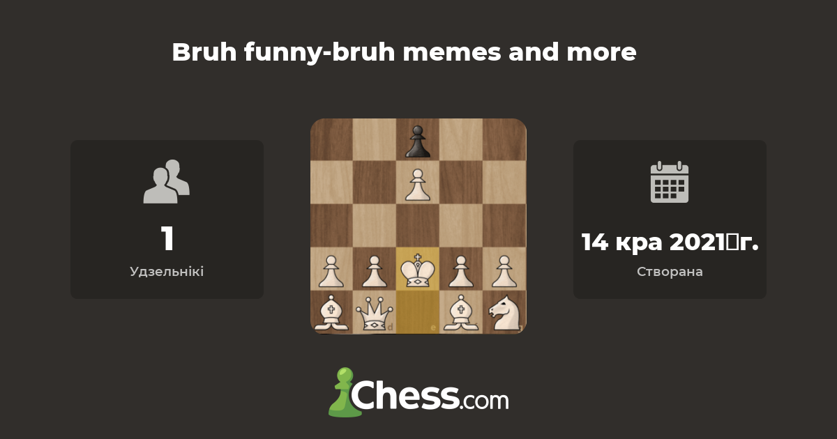 Bruh funny-bruh memes and more - шахматная суполка - Chess.com