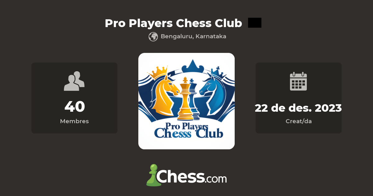 Pro Players Chess Club - Club d'escacs - Chess.com