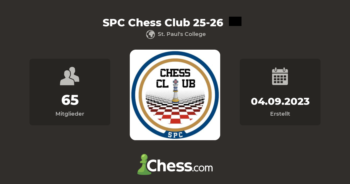 SPC Chess Club 25-26 - Schachclub - Chess.com