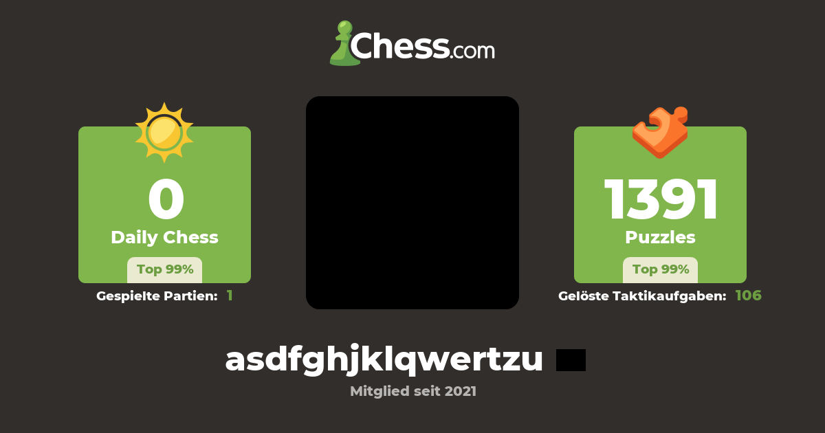 asdfghjk qwertzui (asdfghjklqwertzu) - Profil - Chess.com