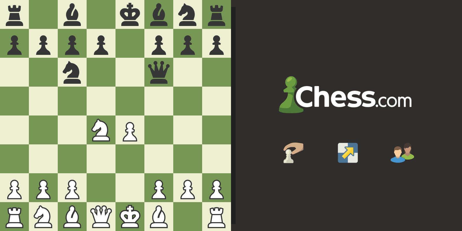 Scotch Game: 3...exd4 4.Nxd4 Qf6 - Chess Openings - Chess.com
