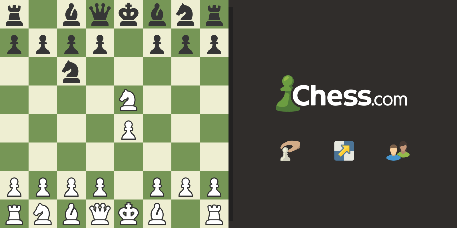 King's Pawn Opening: King's Knight, Irish Gambit - Chess Openings ...