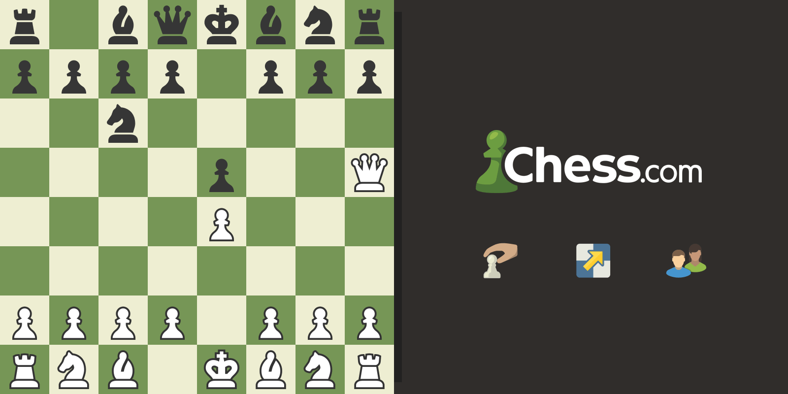 King's Pawn Opening: Wayward Queen Attack, 2...Nc6 - Chess Openings ...