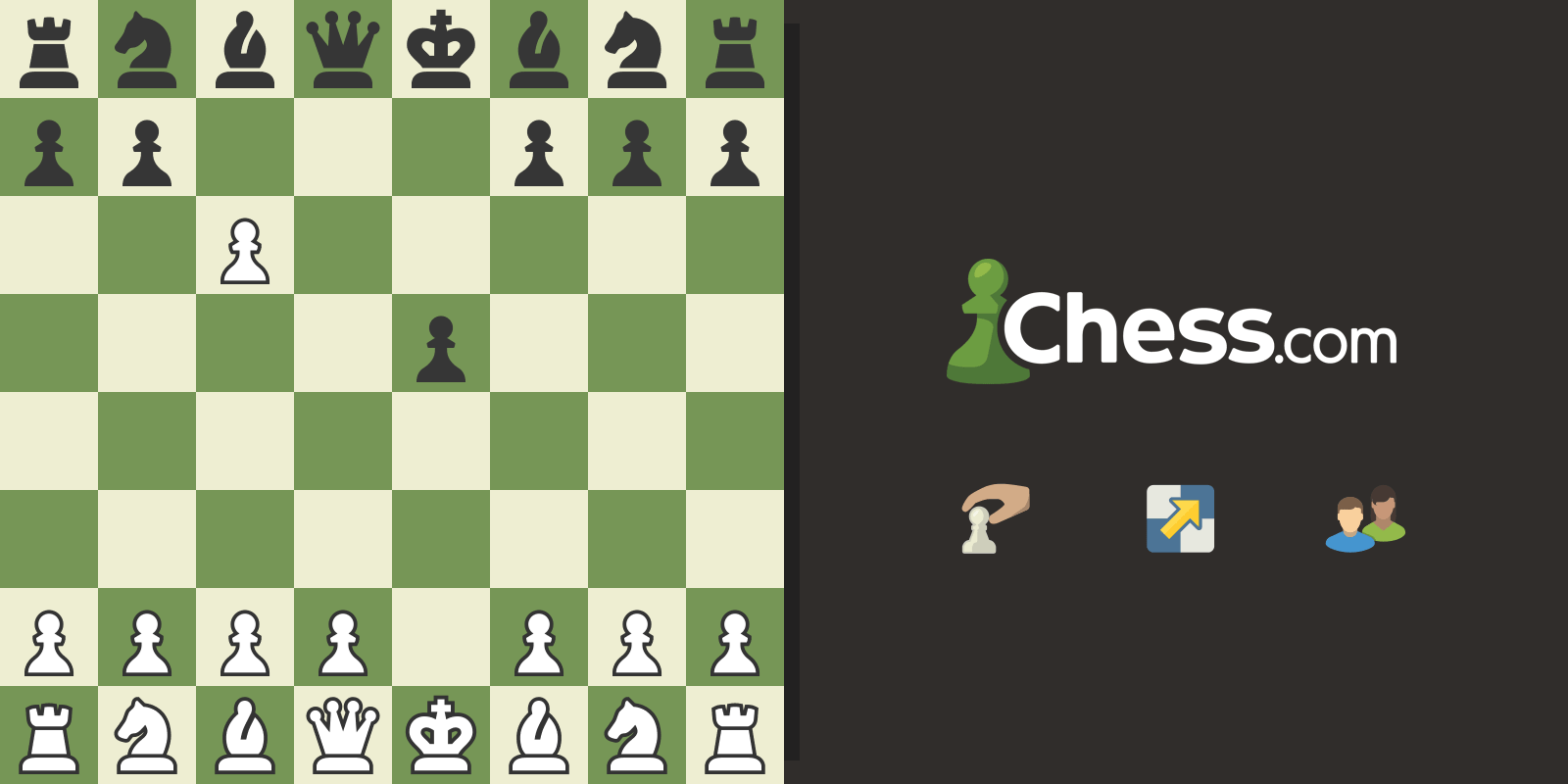 Scandinavian Defense: Blackburne-Kloosterboer Gambit, 3.dxc6 e5 - Chess ...