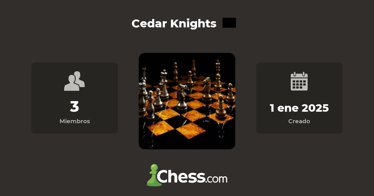 Cedar Knights - Club de ajedrez - Chess.com