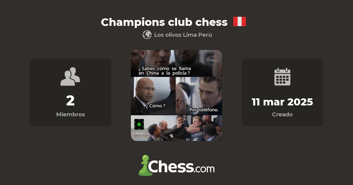 Champions club chess - Club de ajedrez - Chess.com