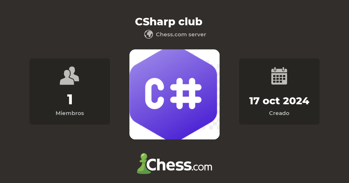 CSharp club - Club de ajedrez - Chess.com