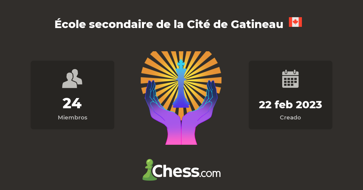 École secondaire de la Cité de Gatineau - Club de ajedrez - Chess.com