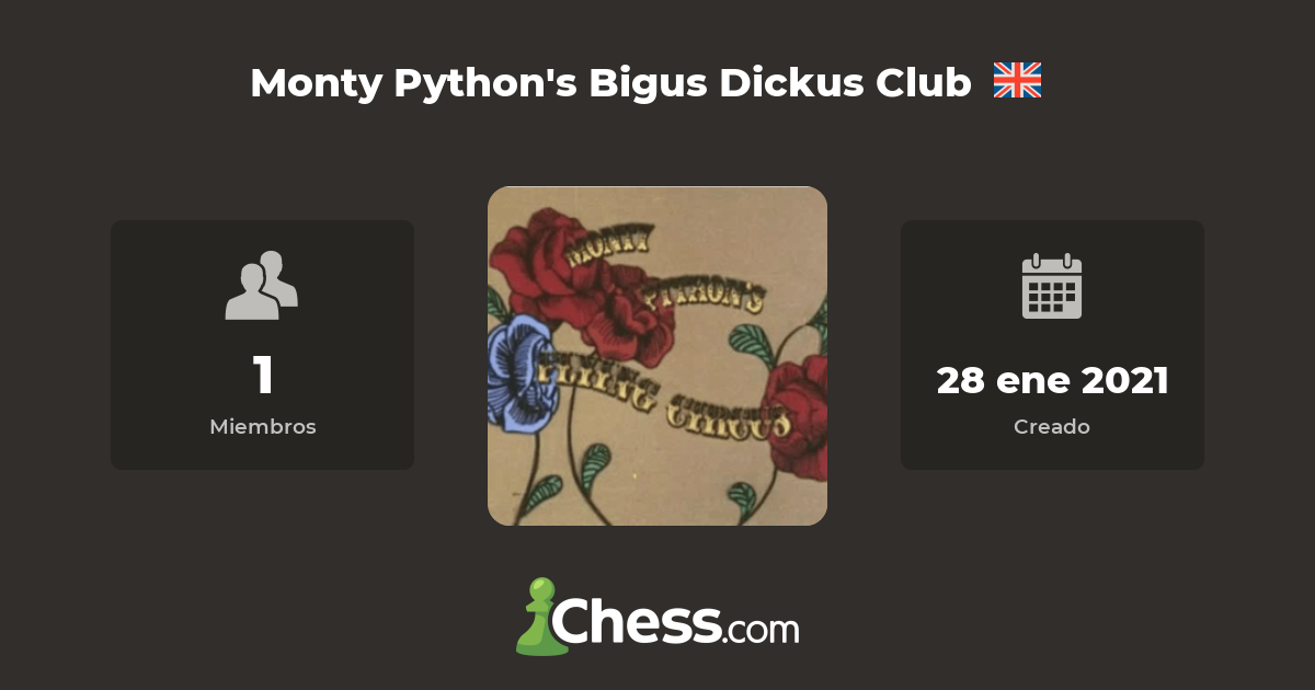 Monty Python's Bigus Dickus Club - Club de ajedrez - Chess.com