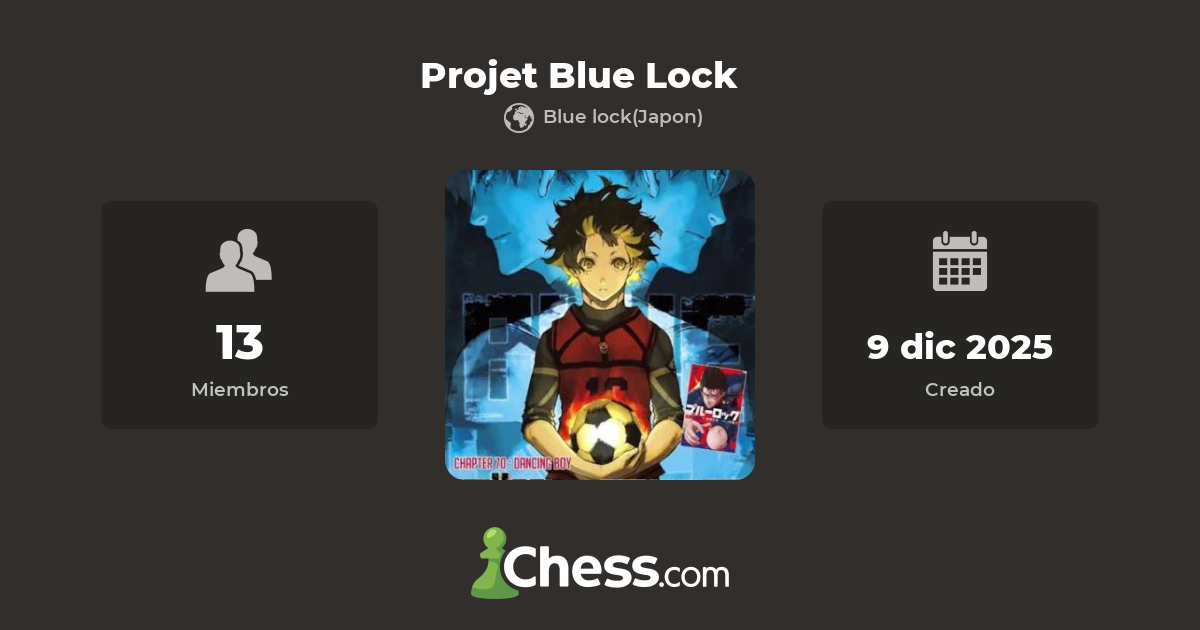 Projet Blue Lock - Club de ajedrez - Chess.com