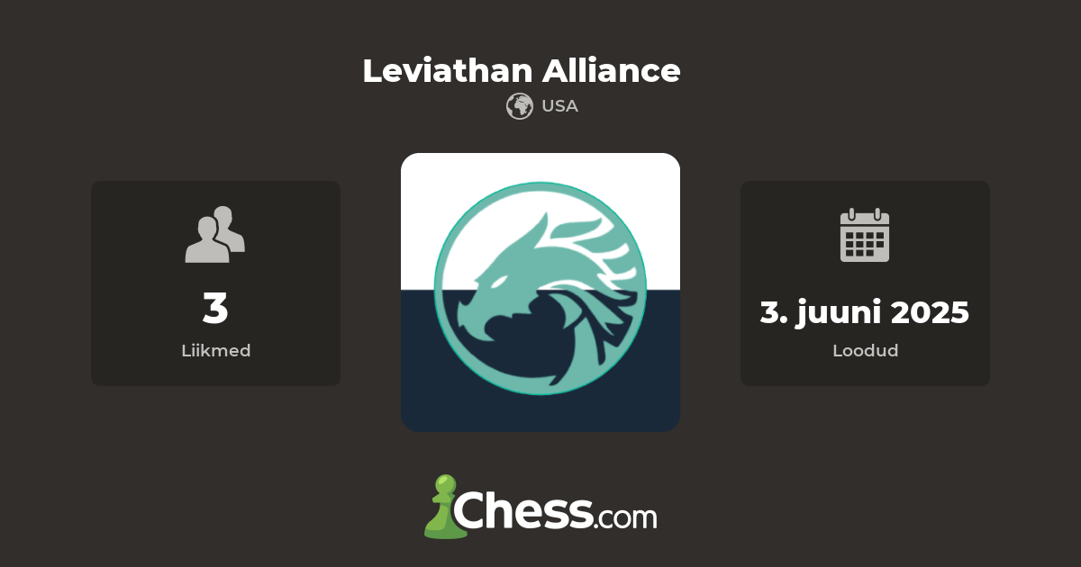 Leviathan Alliance - Maleklubi - Chess.com
