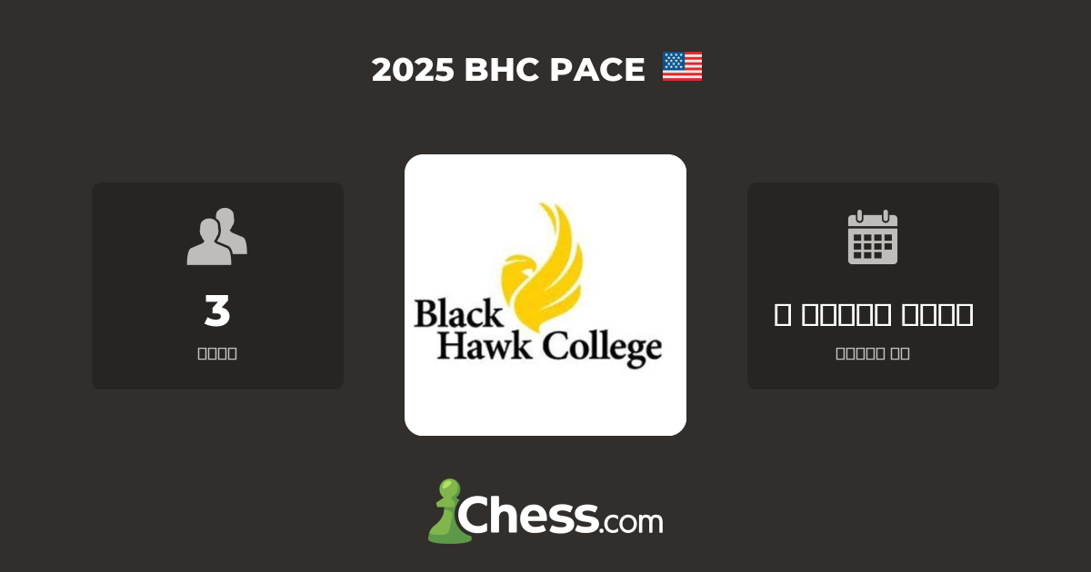 2025 BHC PACE - باشگاه شطرنج - Chess.com