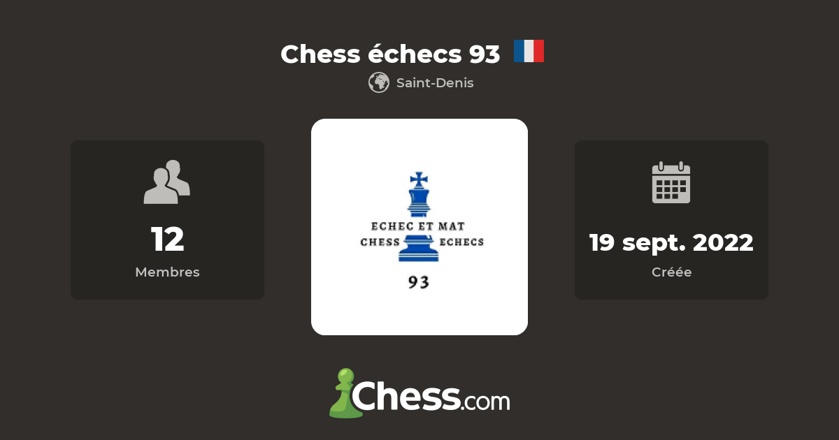 Chess échecs 93 - Club d'échecs - Chess.com