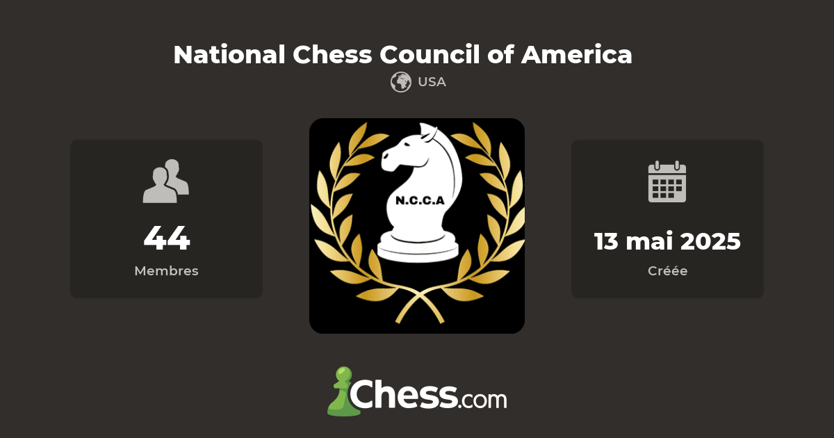 National Chess Council of America - Club d'échecs - Chess.com