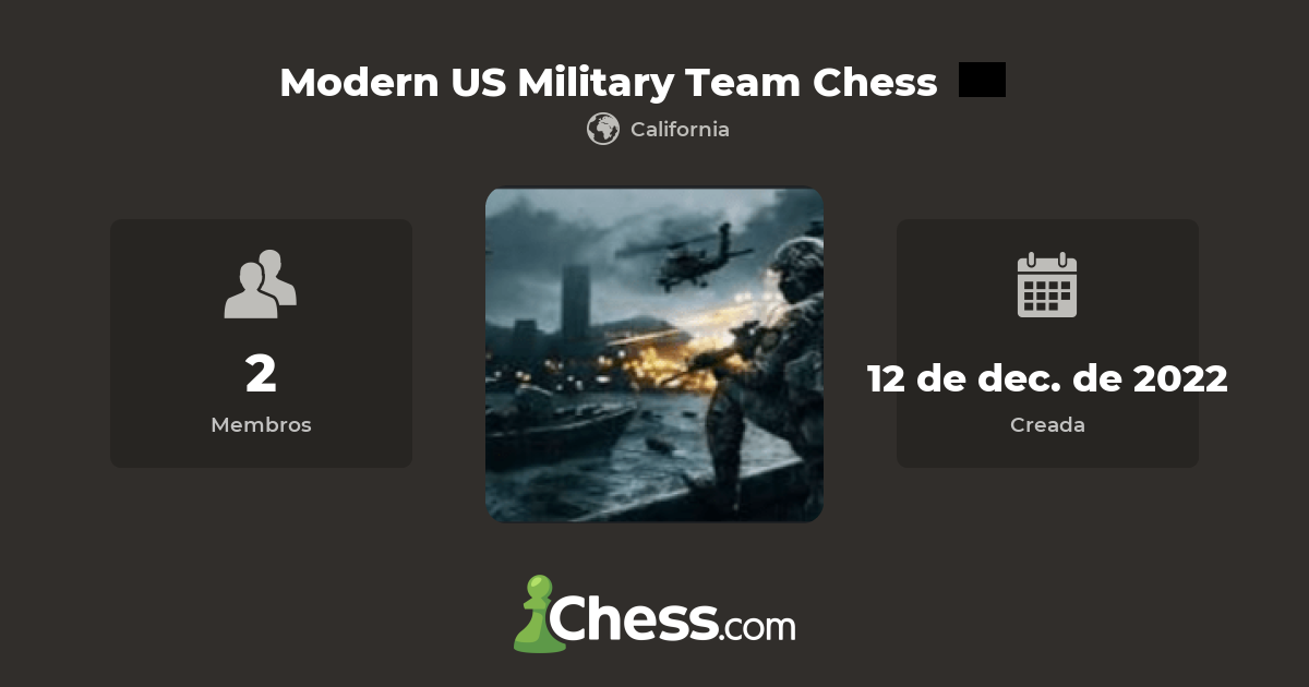 Modern US Military Team Chess - club de xadrez - Chess.com