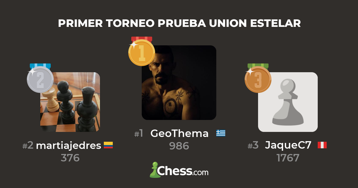 PRIMER TORNEO PRUEBA UNION ESTELAR - Turnamen Catur Langsung - Chess.com