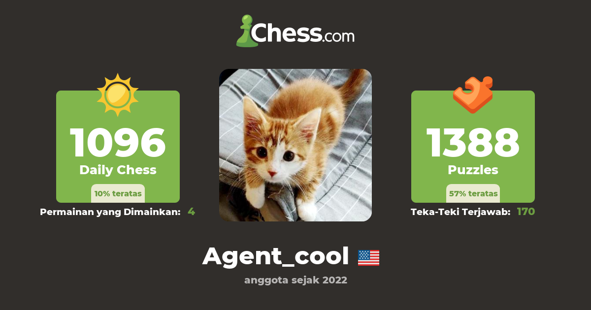 Agent_cool - Profil Catur - Chess.com