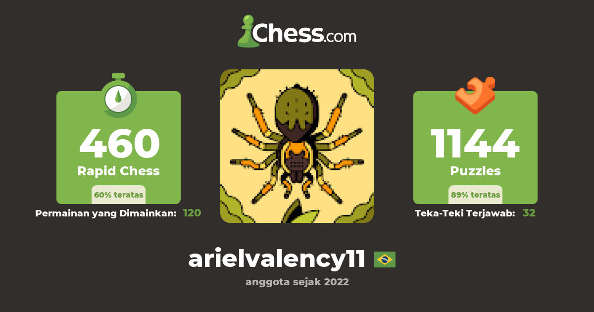 Ariel Valency (arielvalency11) - Profil Catur - Chess.com