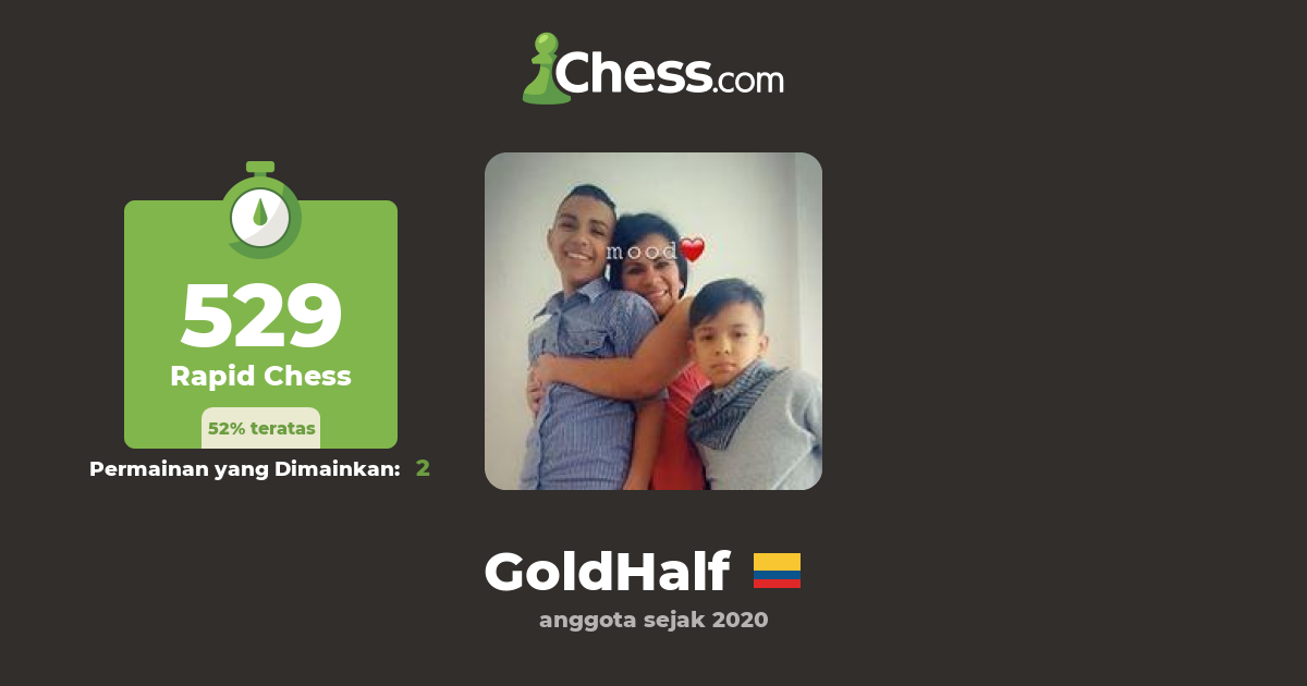 GoldHalf - Profil Catur - Chess.com