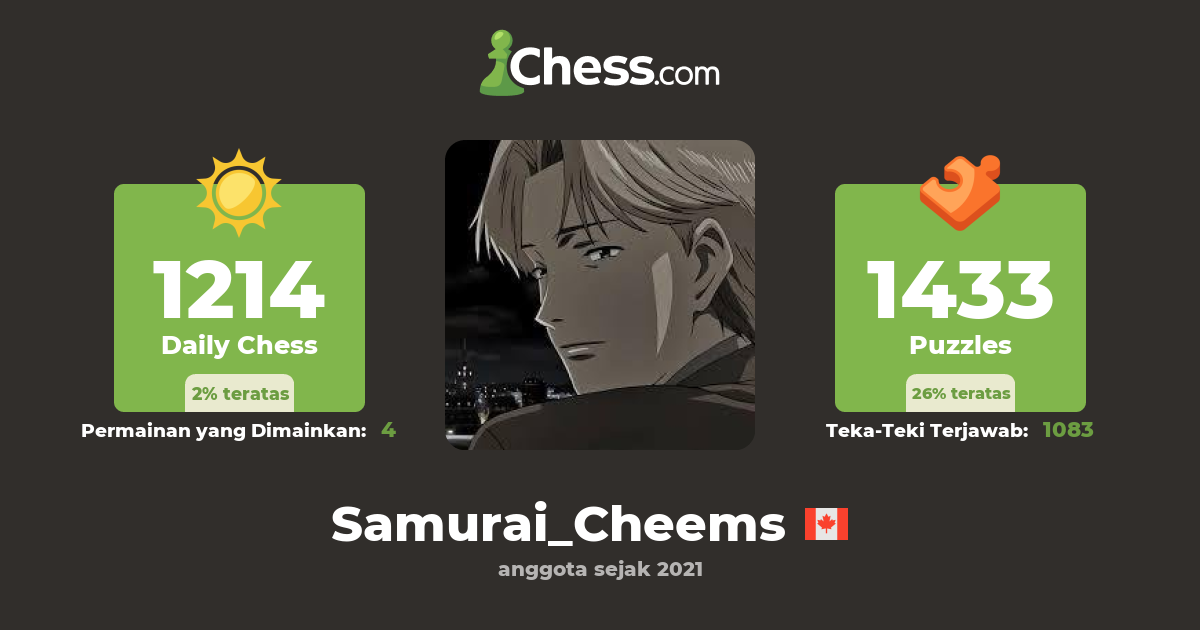 Samurai_Cheems - Profil Catur - Chess.com