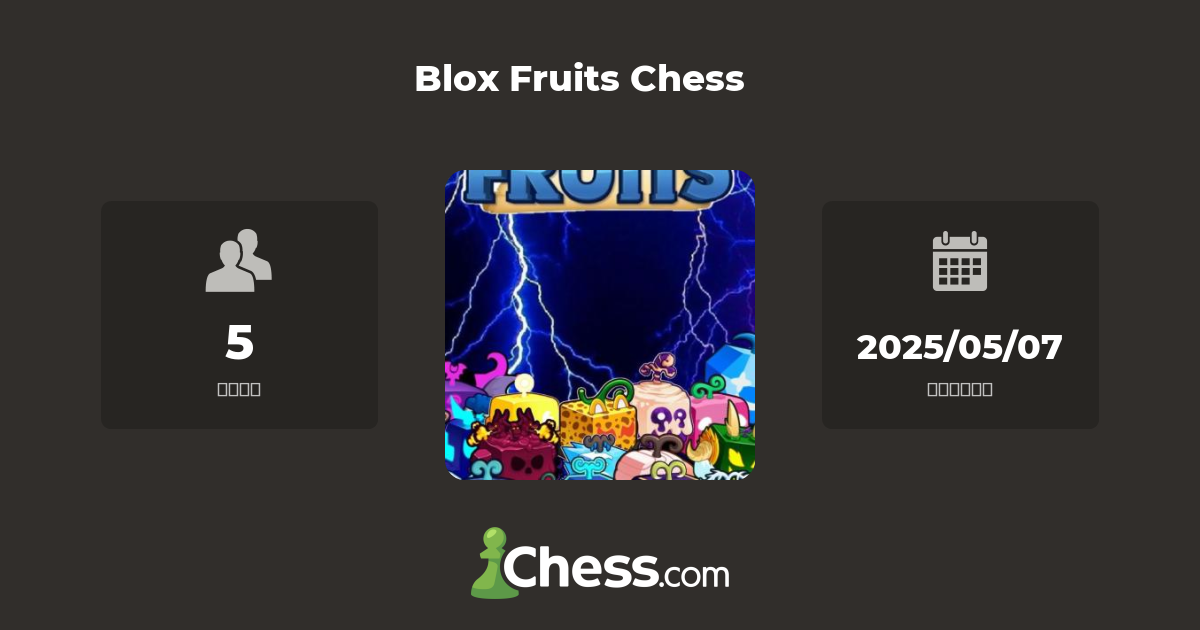 Blox Fruits Chess - チェス クラブ - Chess.com