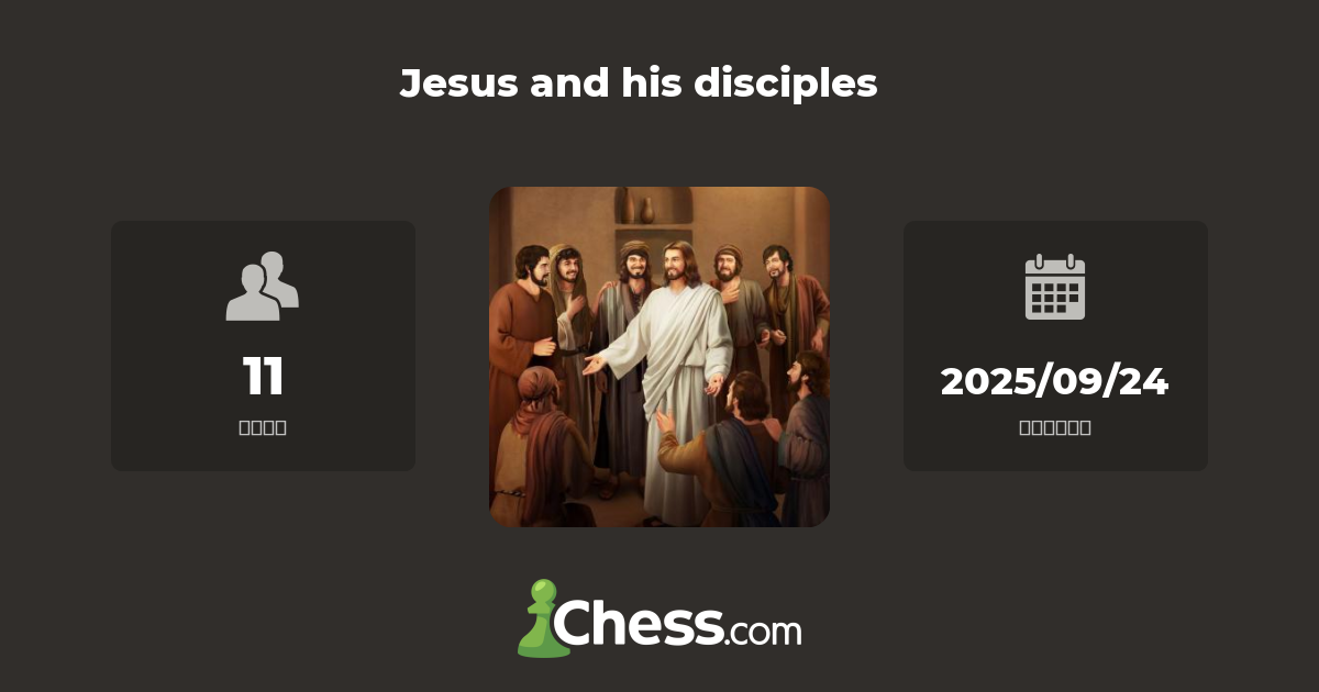 Jesus and his disciples - チェス クラブ - Chess.com