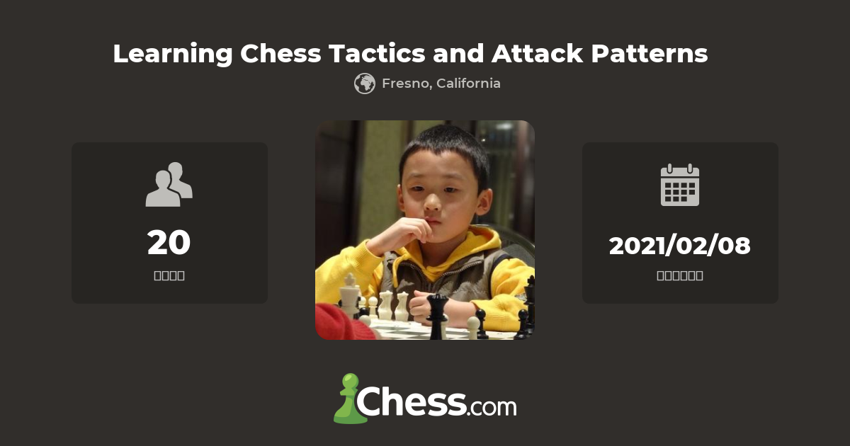 Learning Chess Tactics and Attack Patterns - チェス クラブ - Chess.com