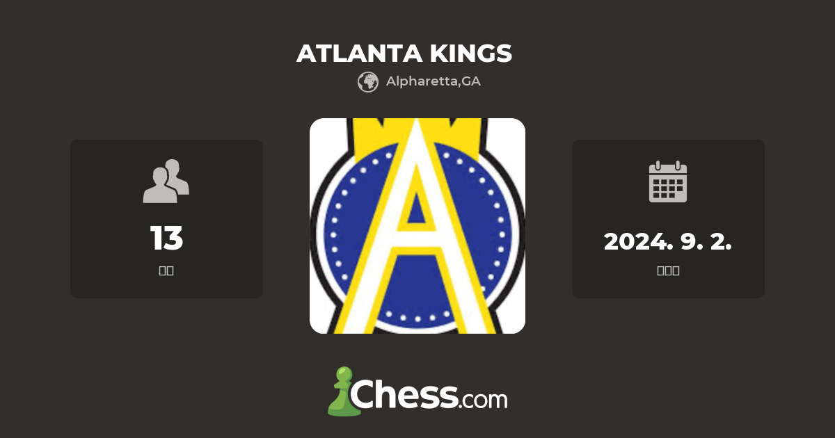 ATLANTA KINGS - 체스 클럽 - Chess.com