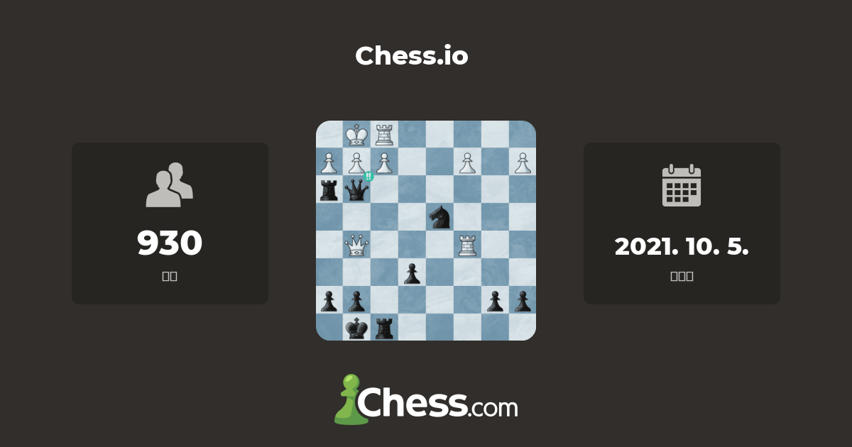 Chess.io - 체스 클럽 - Chess.com