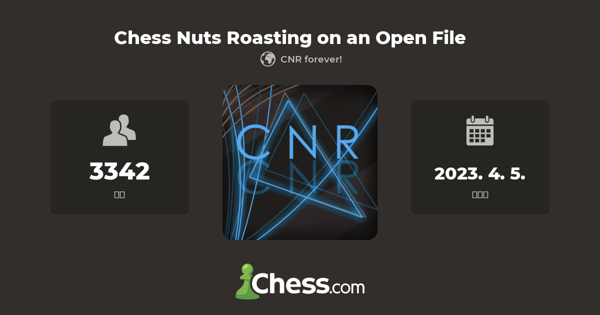 Chess Nuts Roasting on an Open File - 체스 클럽 - Chess.com