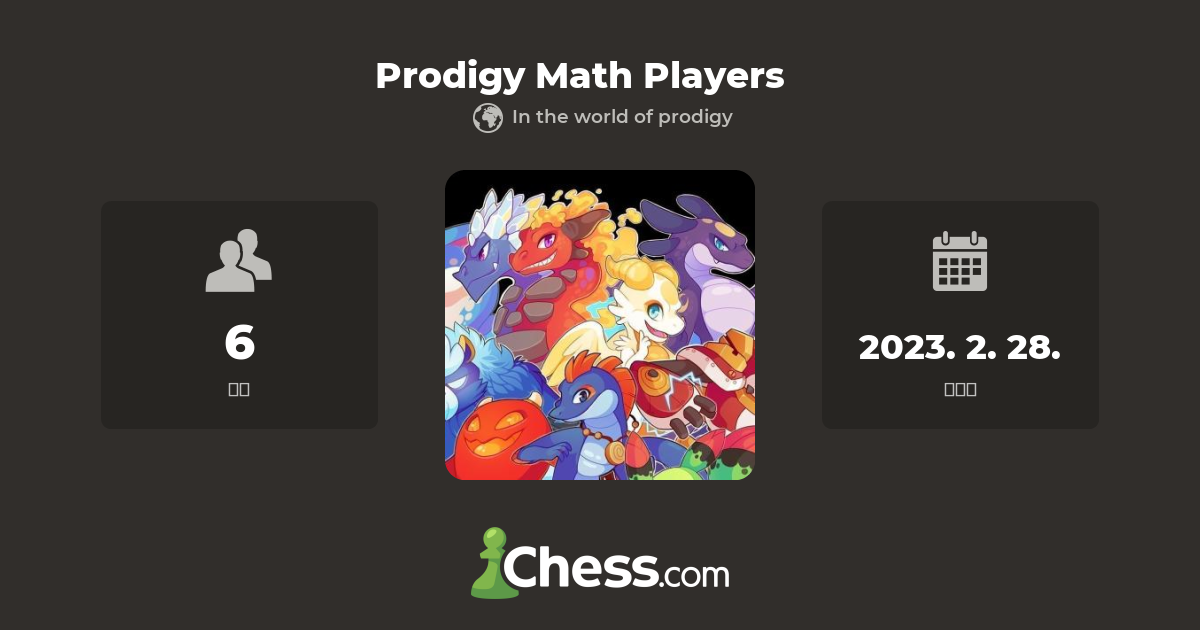 Prodigy Math Players - 체스 클럽 - Chess.com