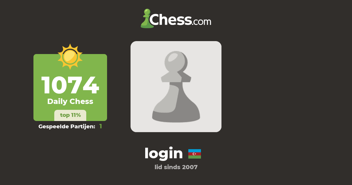 login - Schaakprofiel - Chess.com