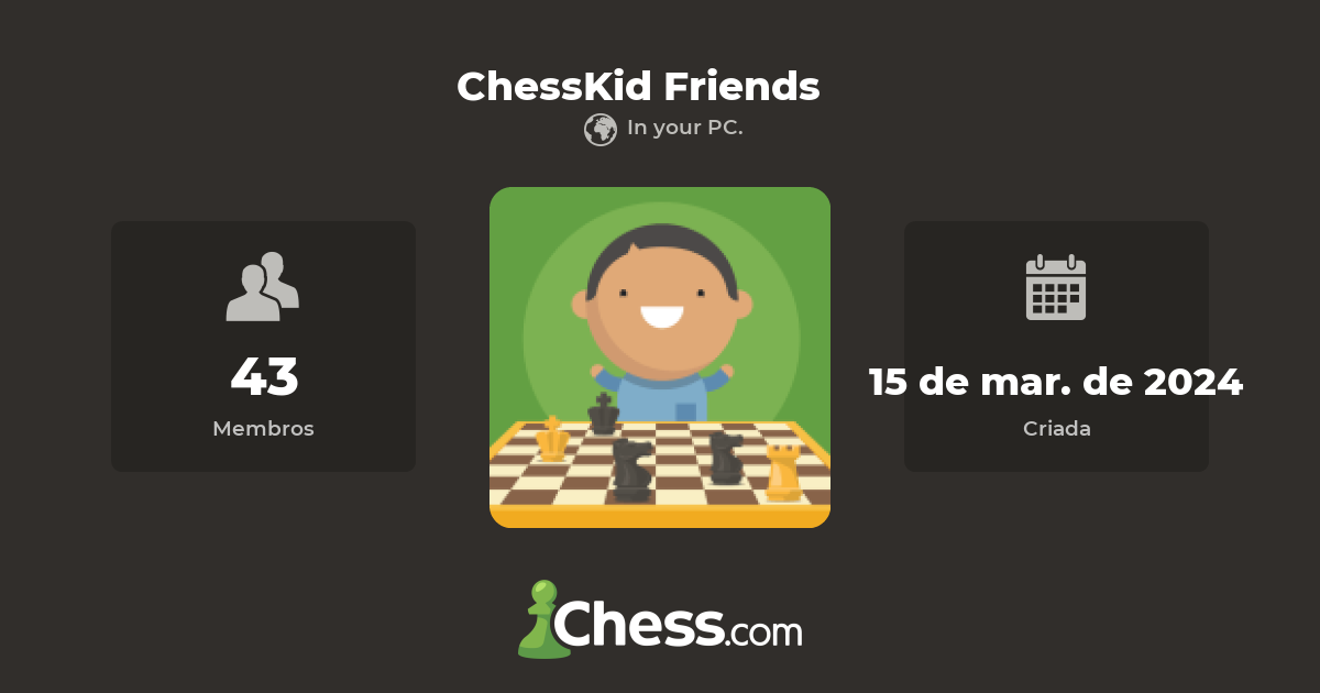 ChessKid Friends - clube de xadrez - Chess.com