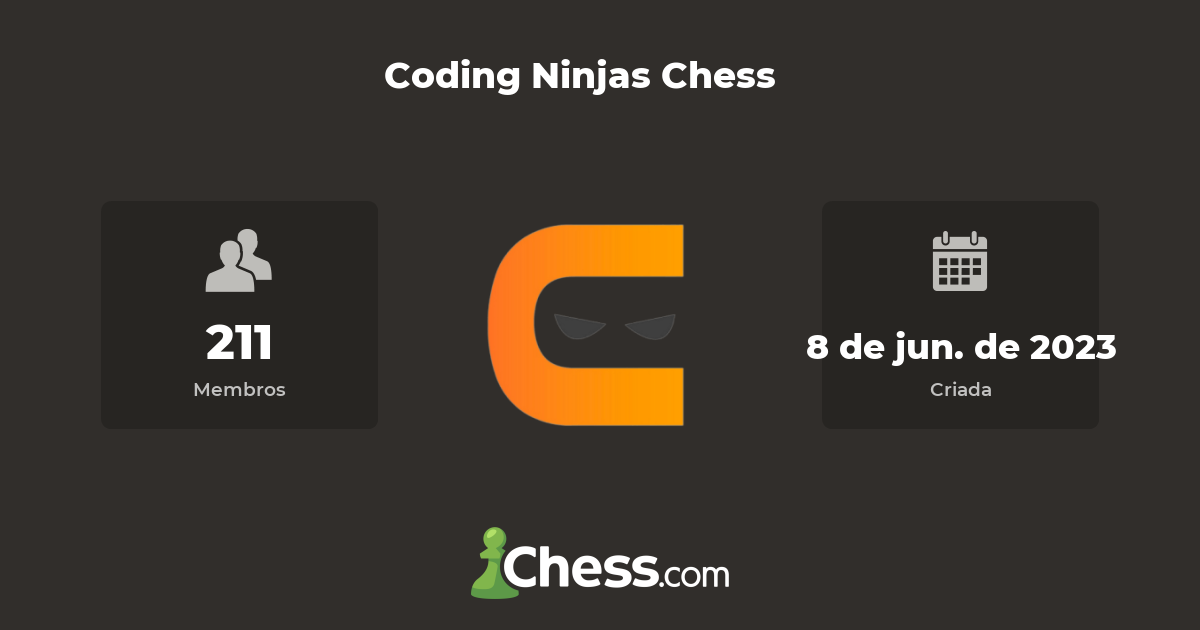 Coding Ninjas Chess - clube de xadrez - Chess.com