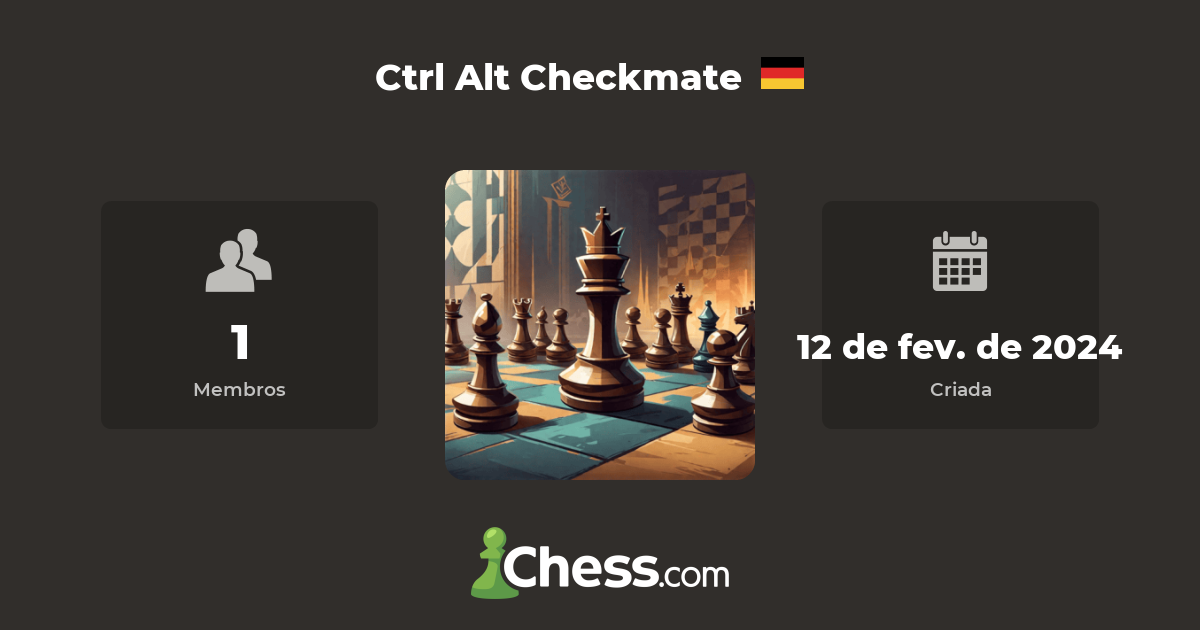 Ctrl Alt Checkmate - clube de xadrez - Chess.com