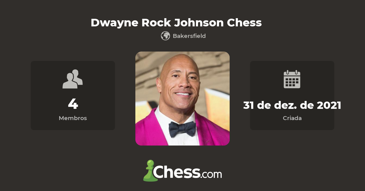 Dwayne Rock Johnson Chess - clube de xadrez - Chess.com