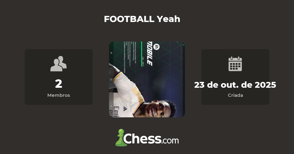 FOOTBALL Yeah - clube de xadrez - Chess.com