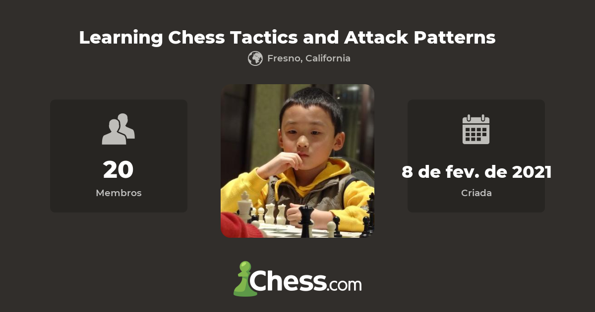 Learning Chess Tactics and Attack Patterns - clube de xadrez - Chess.com