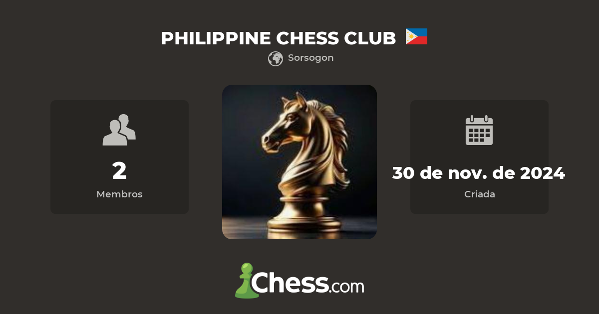 PHILIPPINE CHESS CLUB - clube de xadrez - Chess.com