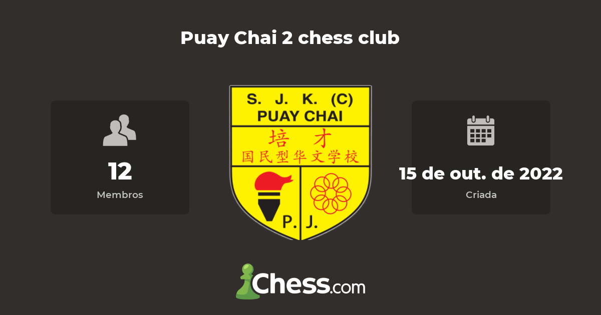 Puay Chai 2 chess club - clube de xadrez - Chess.com