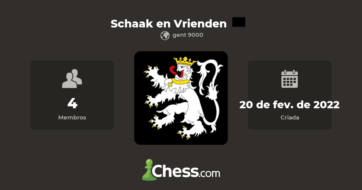 Schaak en Vrienden - clube de xadrez - Chess.com