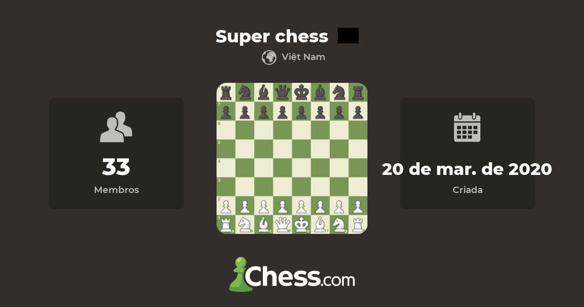 Super chess - clube de xadrez - Chess.com