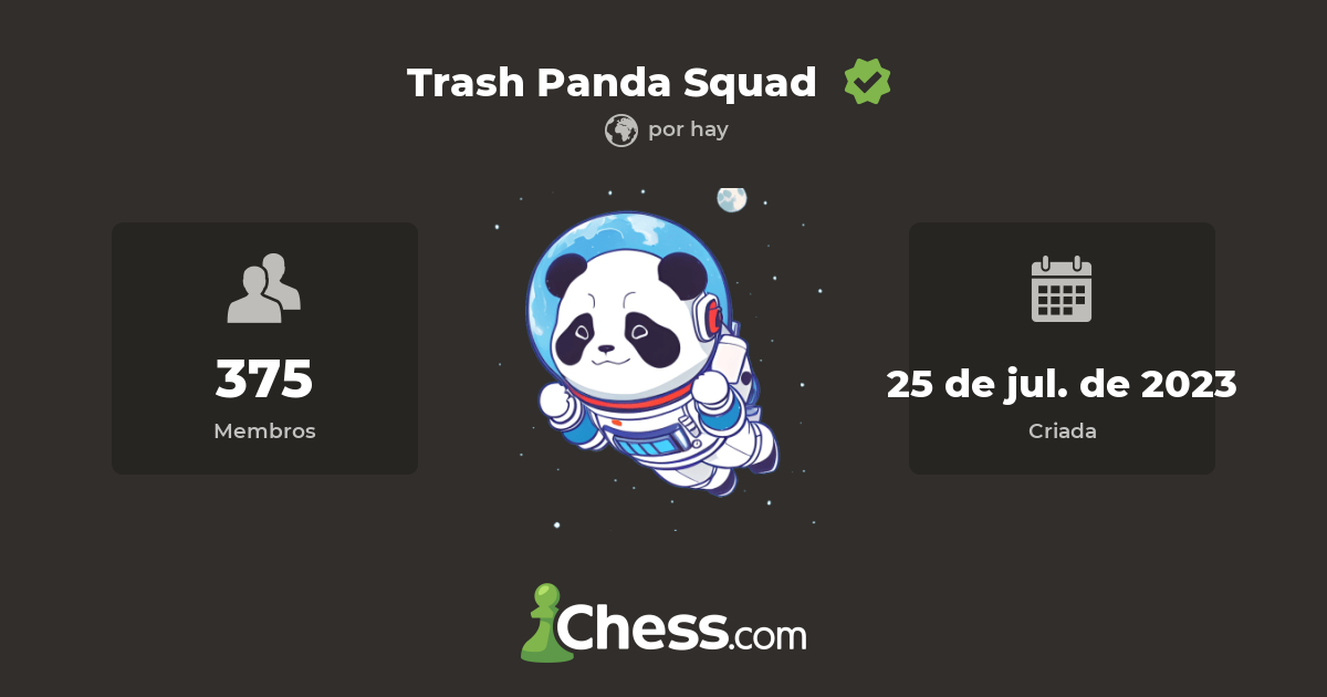 Trash Panda Squad - clube de xadrez - Chess.com