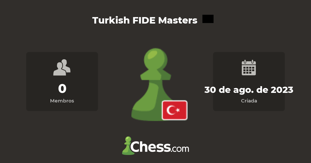 Turkish FIDE Masters - clube de xadrez - Chess.com
