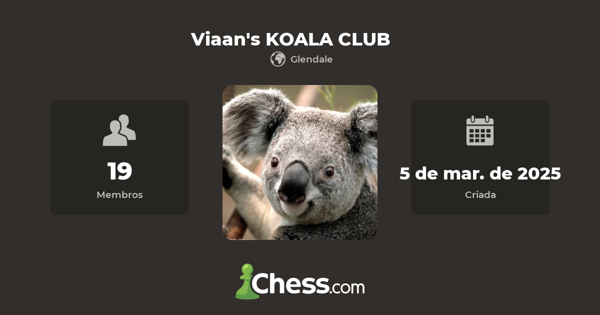 Viaan's KOALA CLUB - clube de xadrez - Chess.com