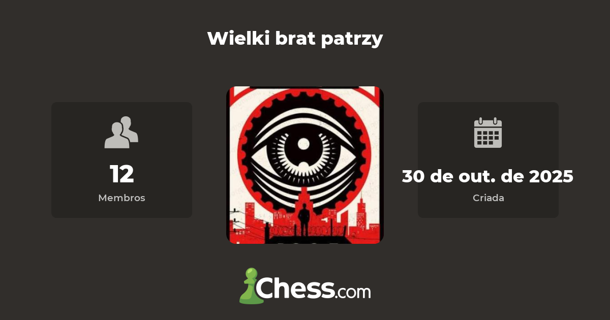 Wielki brat patrzy - clube de xadrez - Chess.com