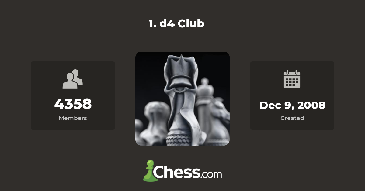 1. d4 Club - Chess Club - Chess.com