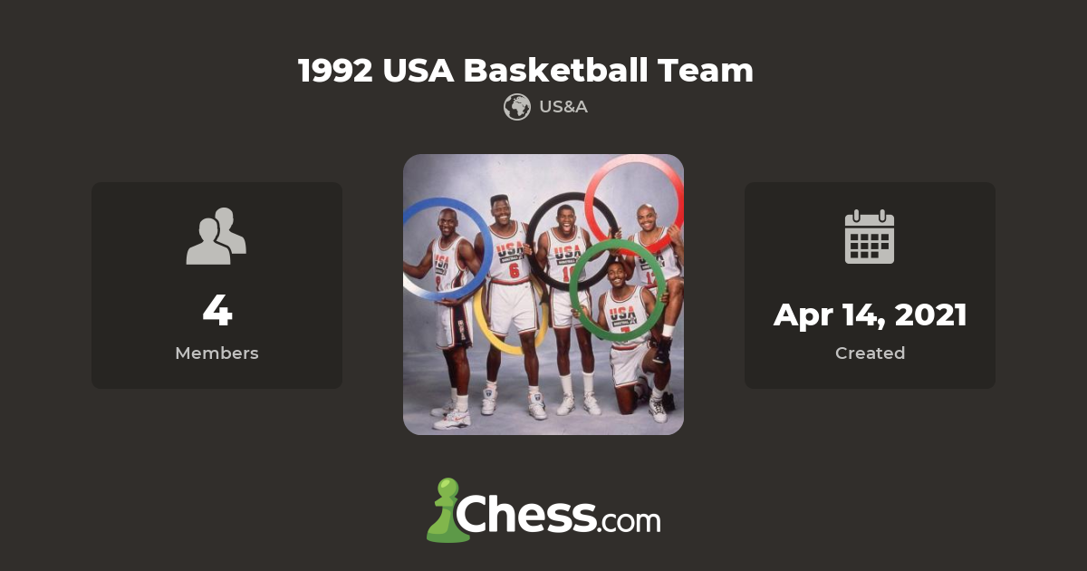 1992 USA Basketball Team - Chess Club - Chess.com